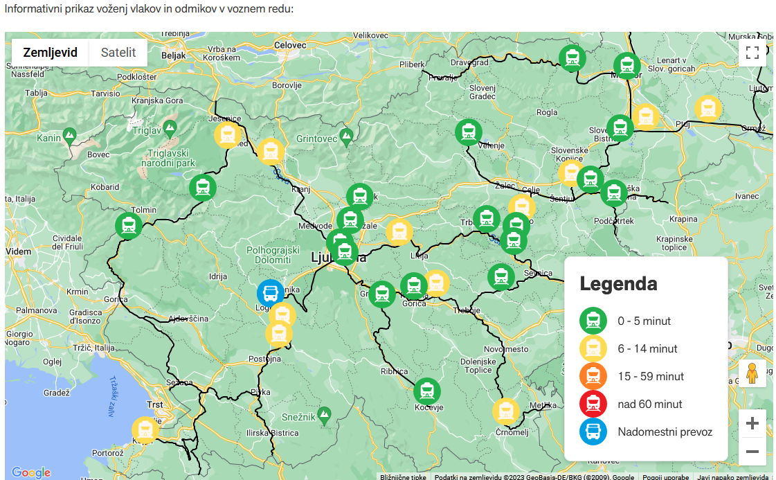 ZAMUDE VLAKOV IN INFRASTRUKTURNA DELA NA ŽELEZNIŠKIH PROGAH - Slovenske ...